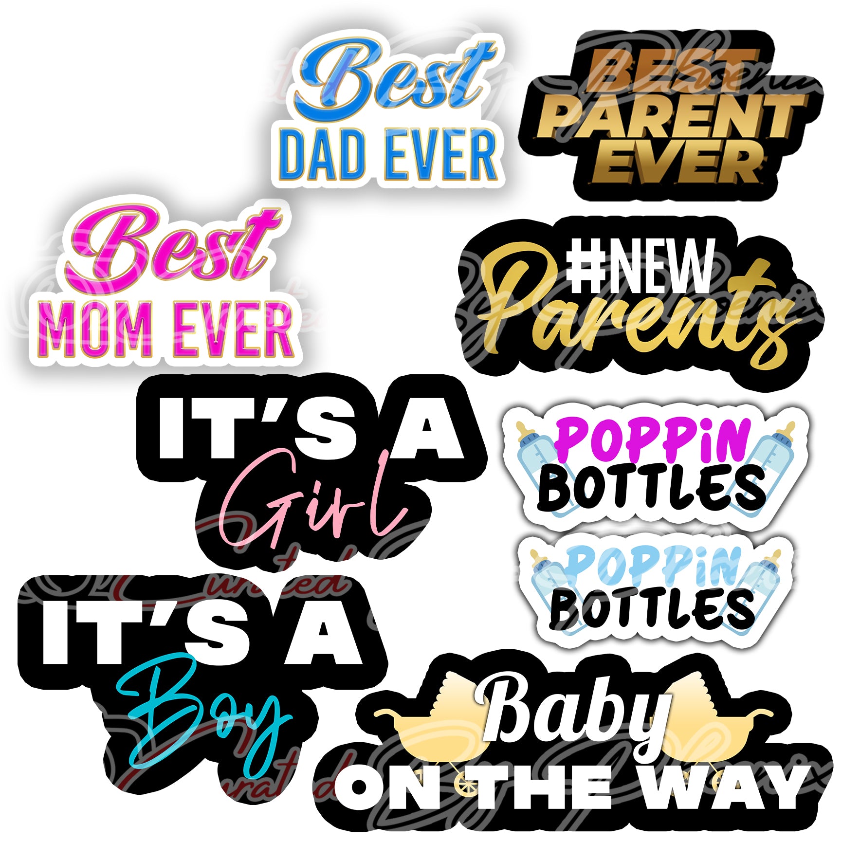 Shop Exclusive Baby Shower and Gender Reveal Props| Curated by Phoenix ...