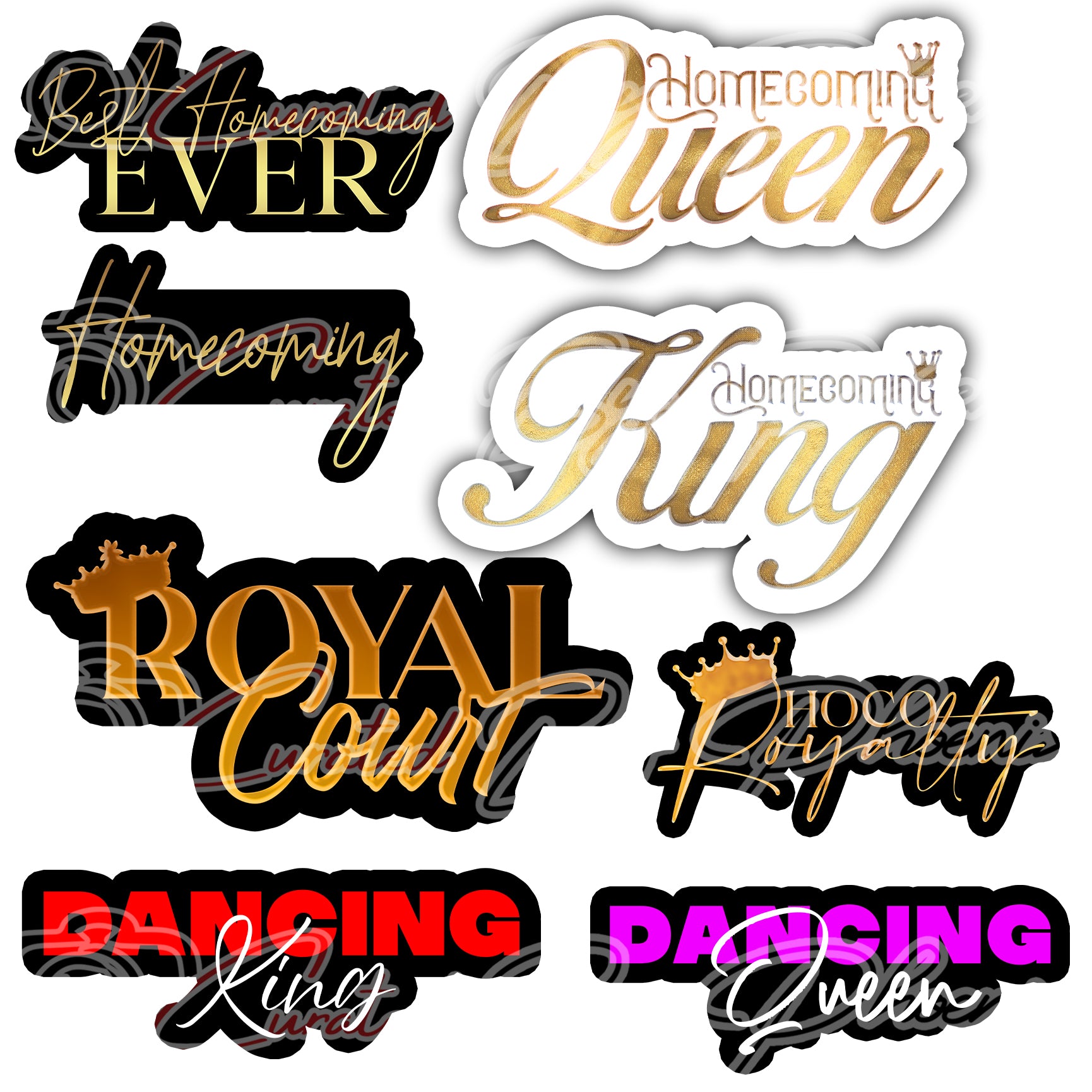 Homecoming Photo Props: Curated by Phoenix – Curated By Phoenix