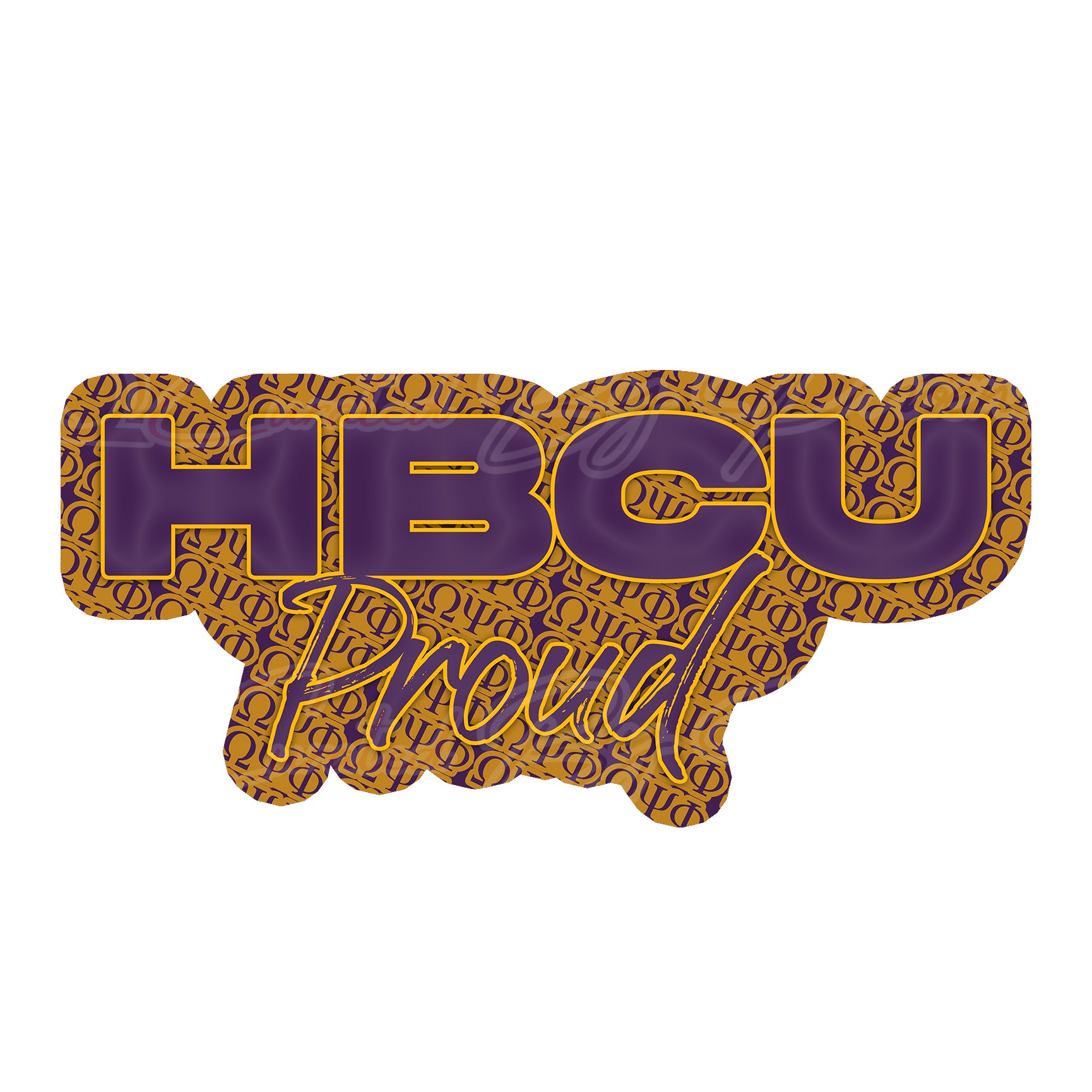 HBCU Proud OMEGA Prop| Curated By Phoenix